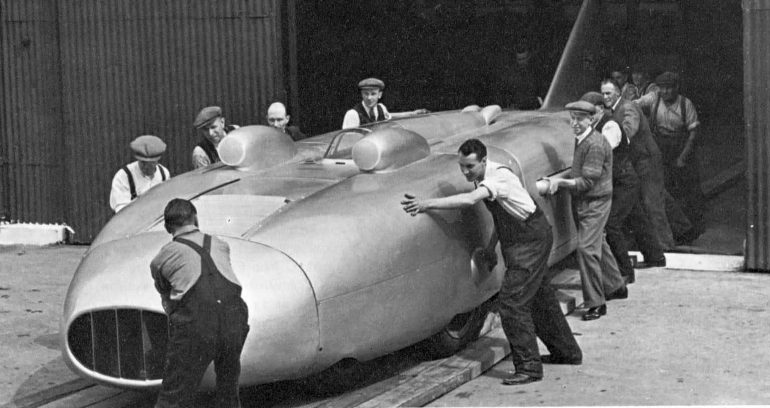 George Eyston and his Thunderbolt